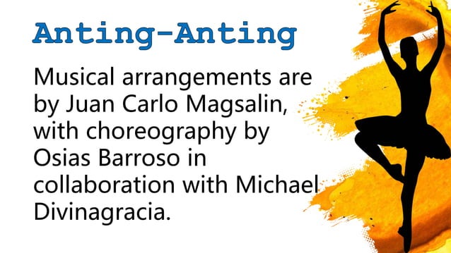 THE ARTS OF THE PHILIPPINE BALLET PRESN | PPT