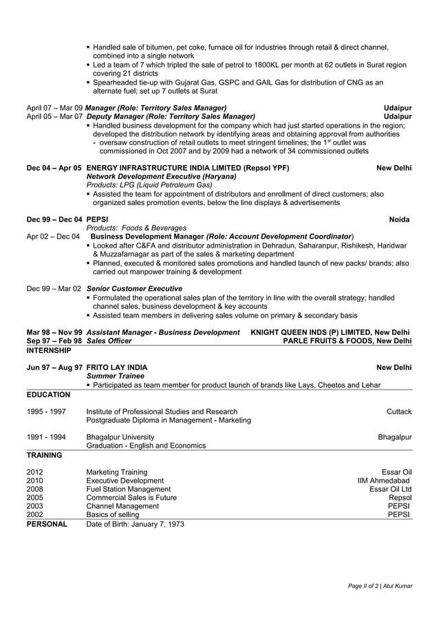 Atul_Kumar - Resume | DOC