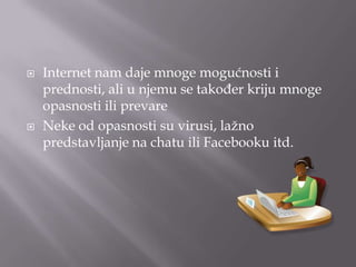 383 Sigurnost na internetu | PPTX