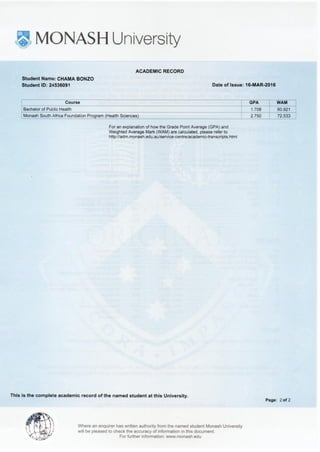 Chama Transcript1 | PDF