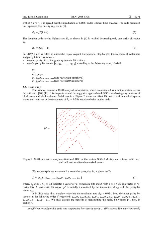 An Efficient Reconfigurable Code Rate Cooperative Low Density Parity