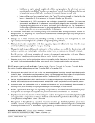 Schamel Resume 2016.3 | PDF | Legal Services Industry | Industries