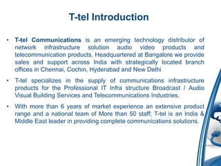 T-tel Profile 2015 | PDF