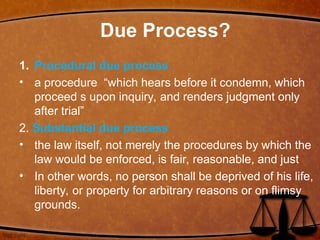 philipine bill of rights explaination and examples | PPT