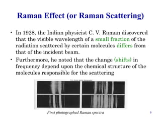 spectroscopy , raman and organic chemistry | PPT