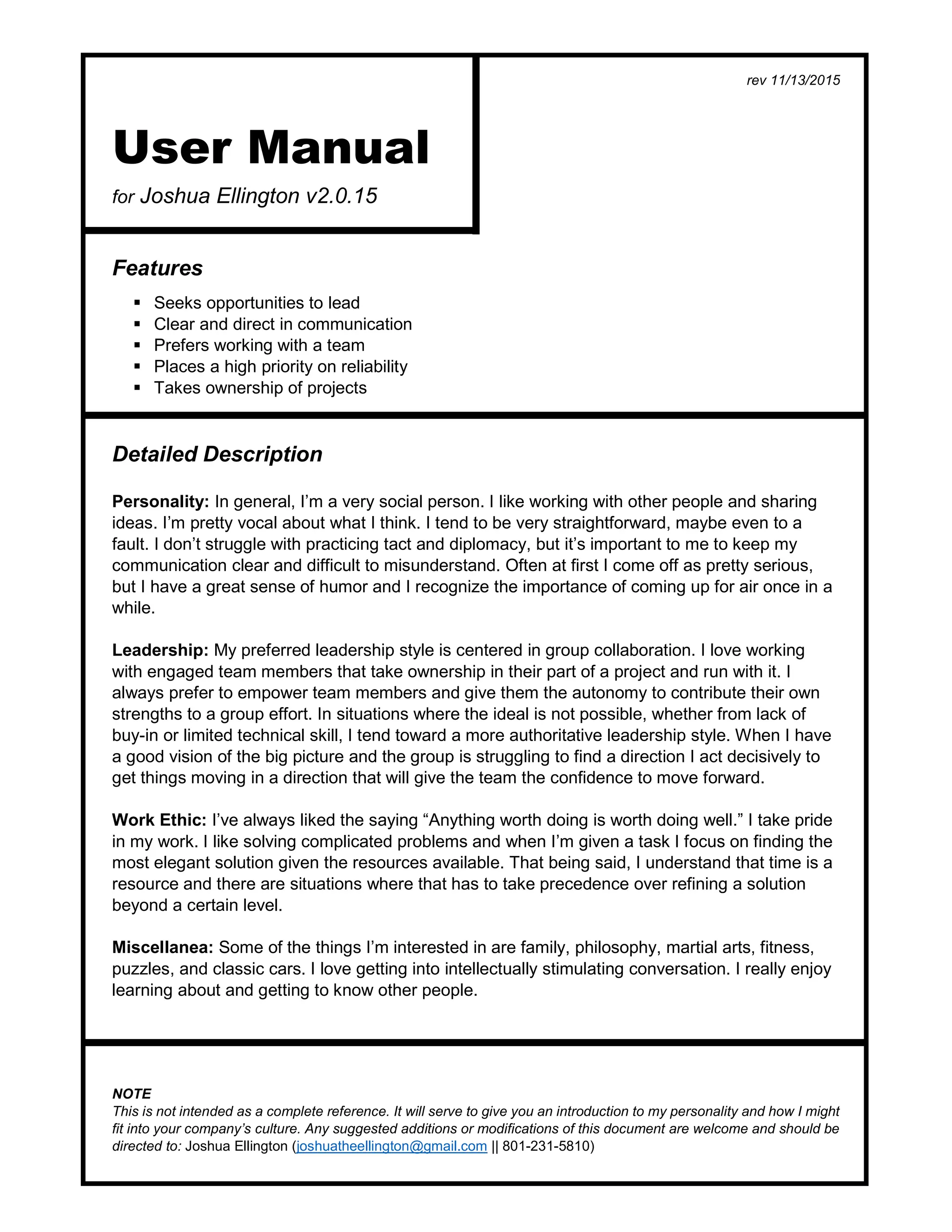 User Manual | PDF