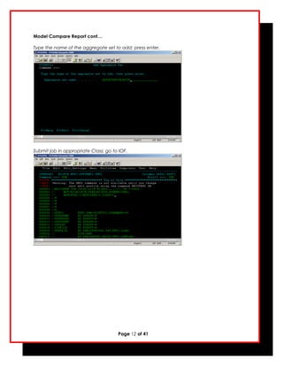 Model Management Manual 2009 Short | DOC | Computer Software and ...
