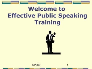 PUBLIC SPEAKING | PPT