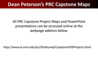 Dean Peterson PRC Capstone Projects | PPT