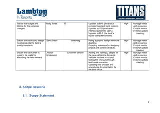 Alpha Case Study - Project Management Plan Sample | PDF
