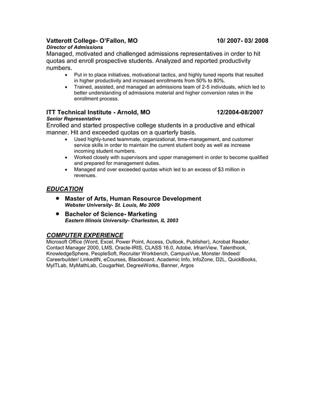 MarciReiterResume | PDF