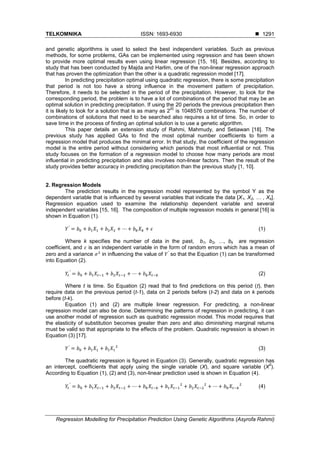 Regression Modelling for Precipitation Prediction Using Genetic ...