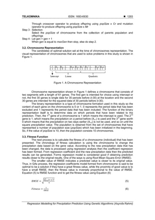 Regression Modelling for Precipitation Prediction Using Genetic Algorithms | PDF | Weather | Science