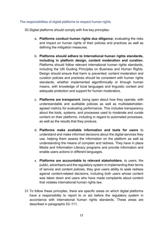 Unesco Digital Platforms Regulation Guide | PDF