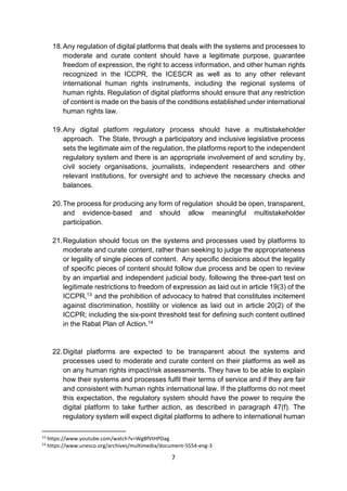 Unesco Digital Platforms Regulation Guide | PDF