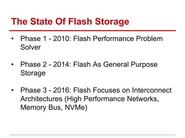 Webinar: How NVMe Will Change Flash Storage | PPT