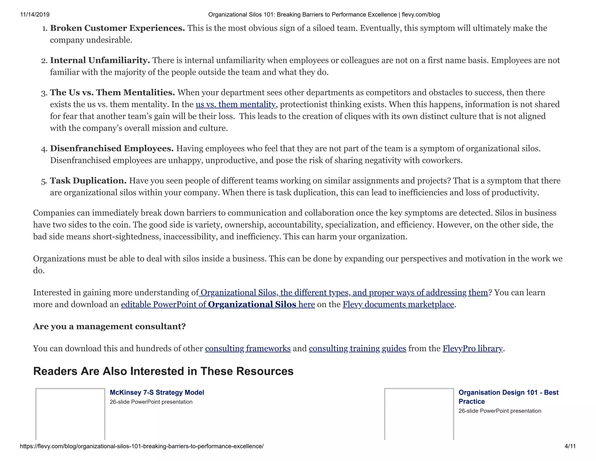[Whitepaper] Organizational Silos 101: Breaking Barriers to Performance ...