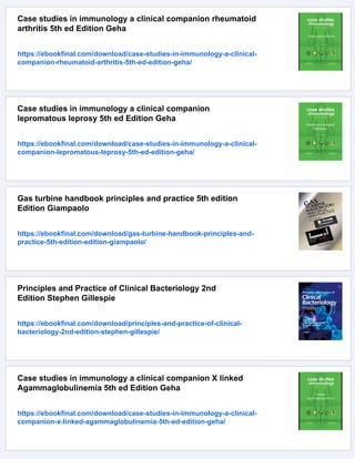 Clinical Immunology Principles and Practice 5th Edition Robert R. Rich ...