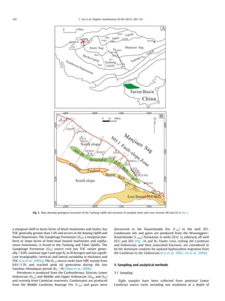 Cai 2015 Org Geochem S-C isotope oil-source correlation | PDF | Chemistry | Science