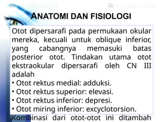 Diagnosis dan Tatalaksana Parese Nervus III | PPTX