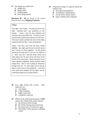 38447894 english-paper-1-form-1 | PDF