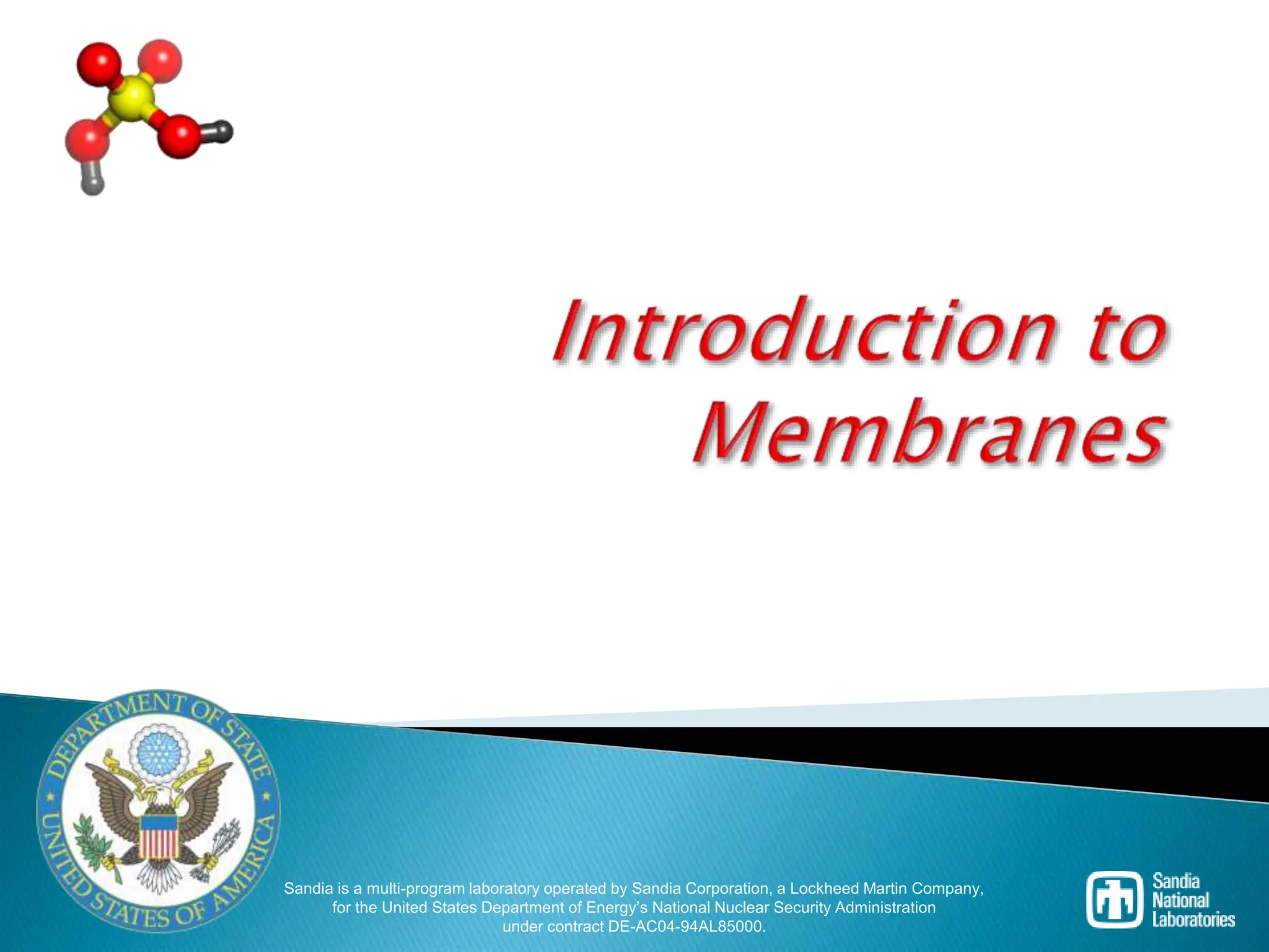 Introduction to Membrane Technology and applications | PPT