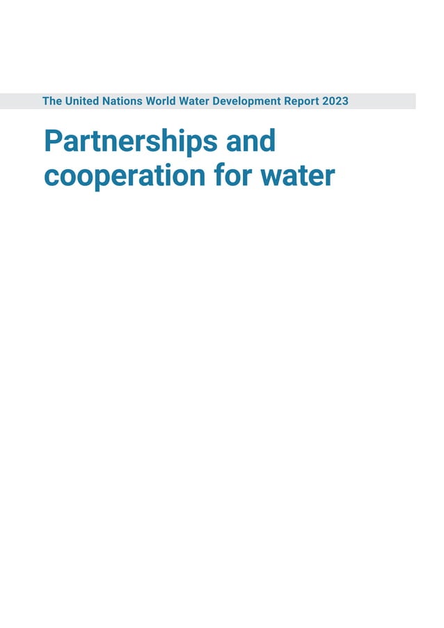 World Water Report 2023 | PDF