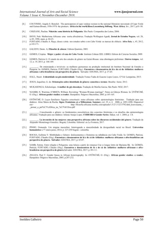 African Feminist Epistemologies: For the De-Westernization of Gender | PDF