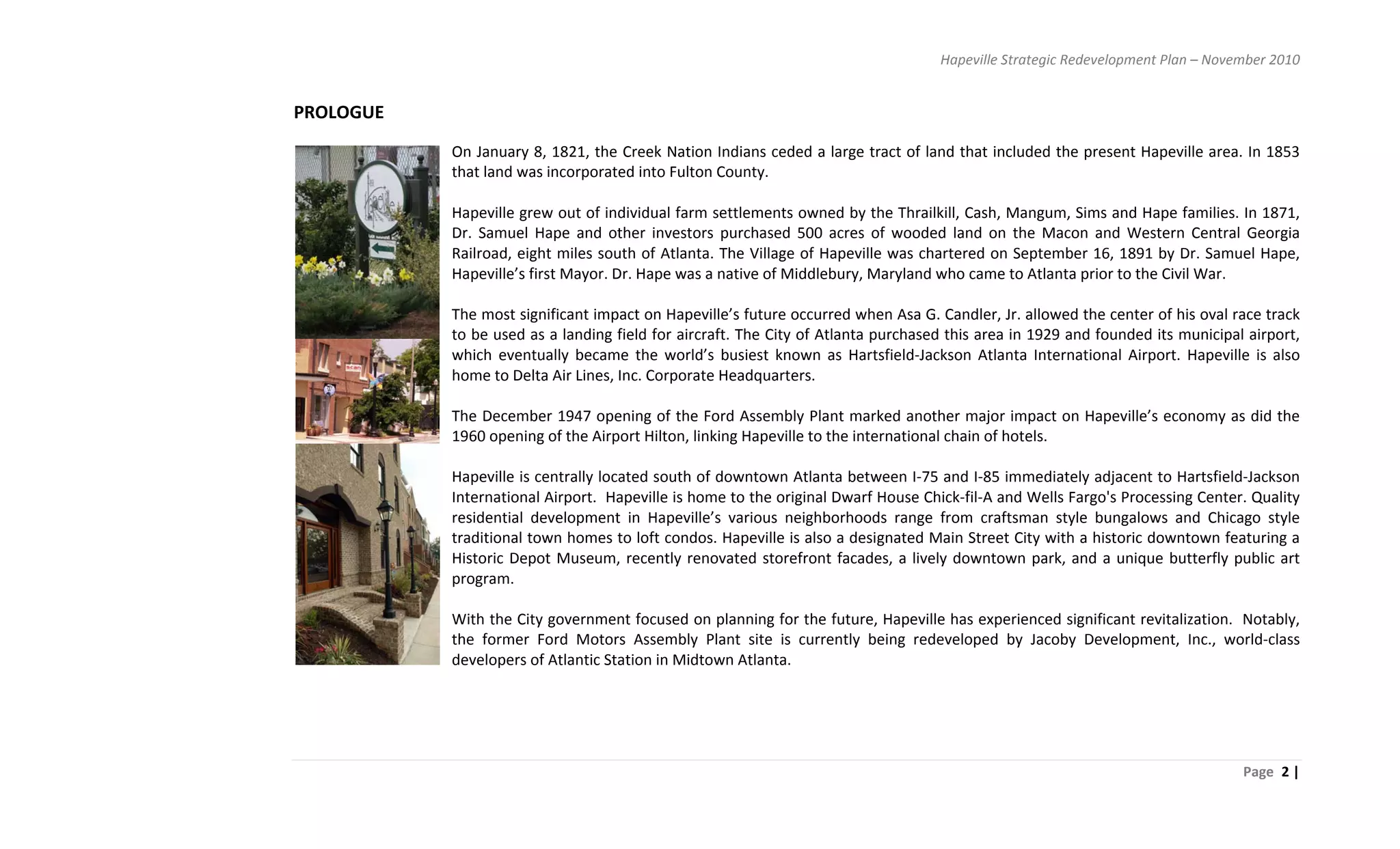 Hapeville Urban Redevelopment Plan - Final Draft | PDF