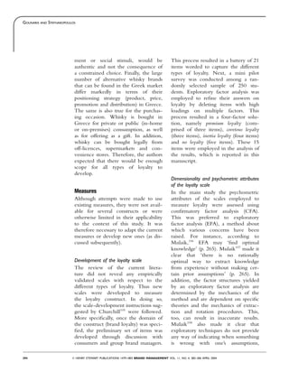 Antecedents and consequences of brand loyalty: An empirical study | PDF