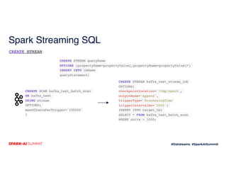 Simplify CDC Pipeline with Spark Streaming SQL and Delta Lake | PDF