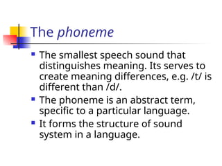 The sound pattern of language The sound pattern of language The sound pattern of language The ...