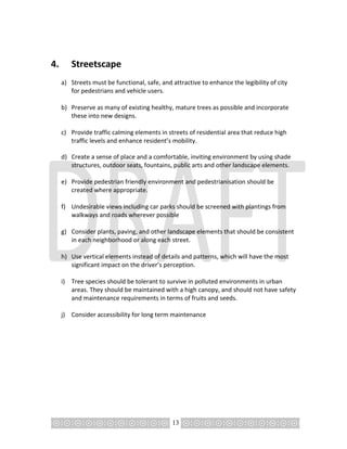 LANDSCAPE DESIGN GUIDELINES - 2009 | PDF