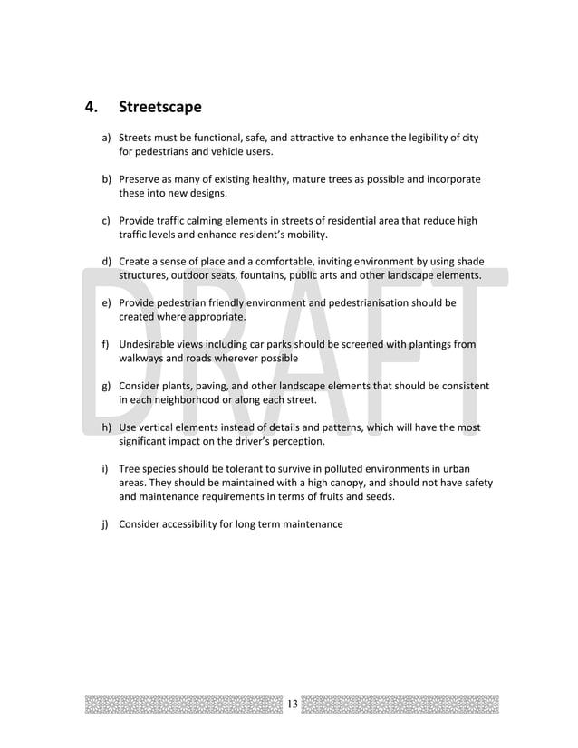 LANDSCAPE DESIGN GUIDELINES - 2009 | PDF