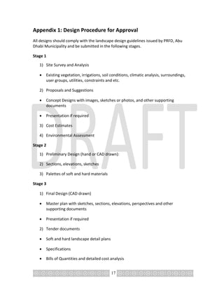 LANDSCAPE DESIGN GUIDELINES - 2009 | PDF