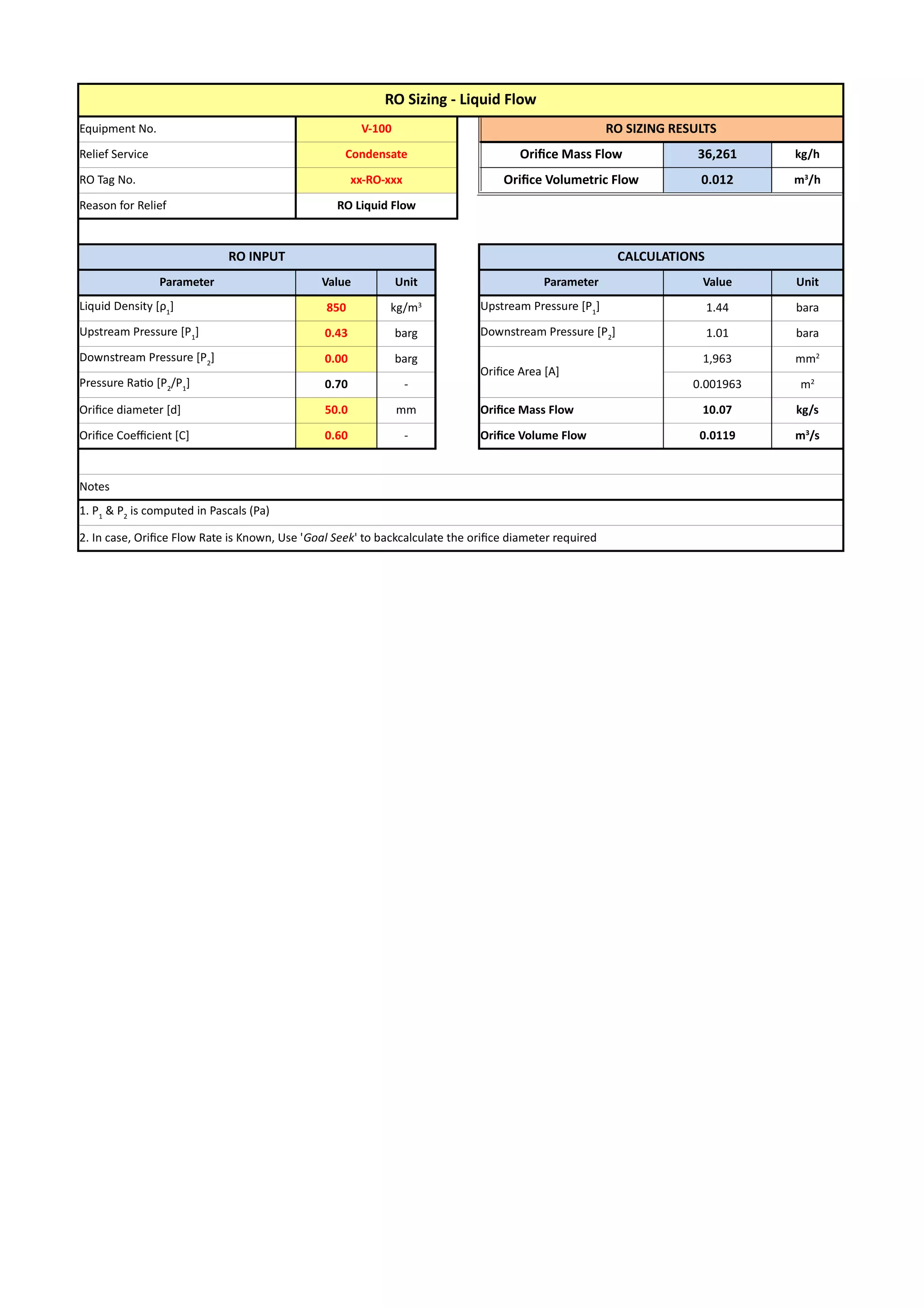 Psv Sizing Api Based Pdf
