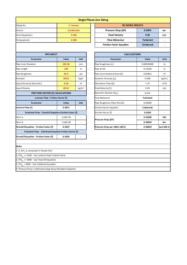 PSV Sizing - API Based
