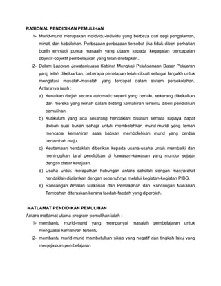 KONSEP PROGRAM PEMULIHAN | DOCX