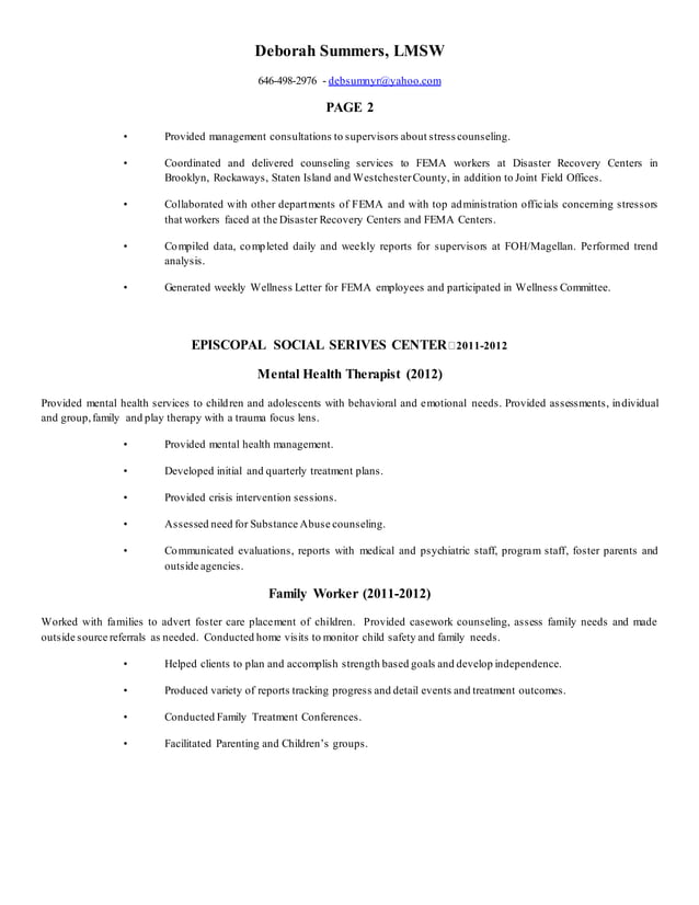 Deborah Summers 7 2014 | PDF