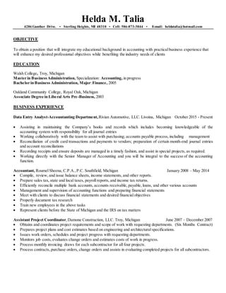 Helda's Resume updated | DOCX