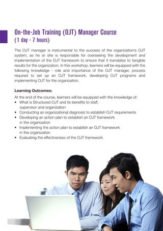 Brochure OJT-NEW-3 | PDF | Human Resources | Business