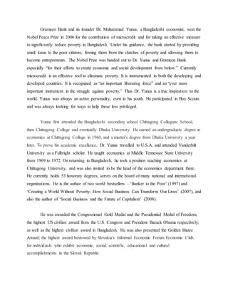Dr Muhammad Yunus | DOCX