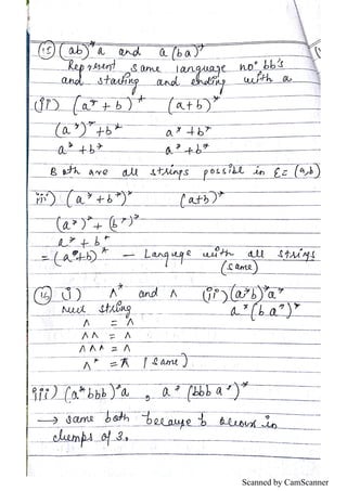 Introduction to Computer theory Daniel Cohen Chapter 4 & 5 Solutions | PDF