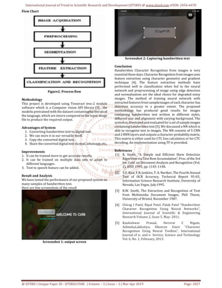 Handwritten Text Recognition and Digital Text Conversion | PDF