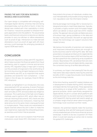 Blockchain based approach to KYC sharing | PDF