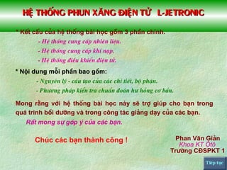 Hệ Thống Phun Xăng Điện Tử L-Jetronic | PDF
