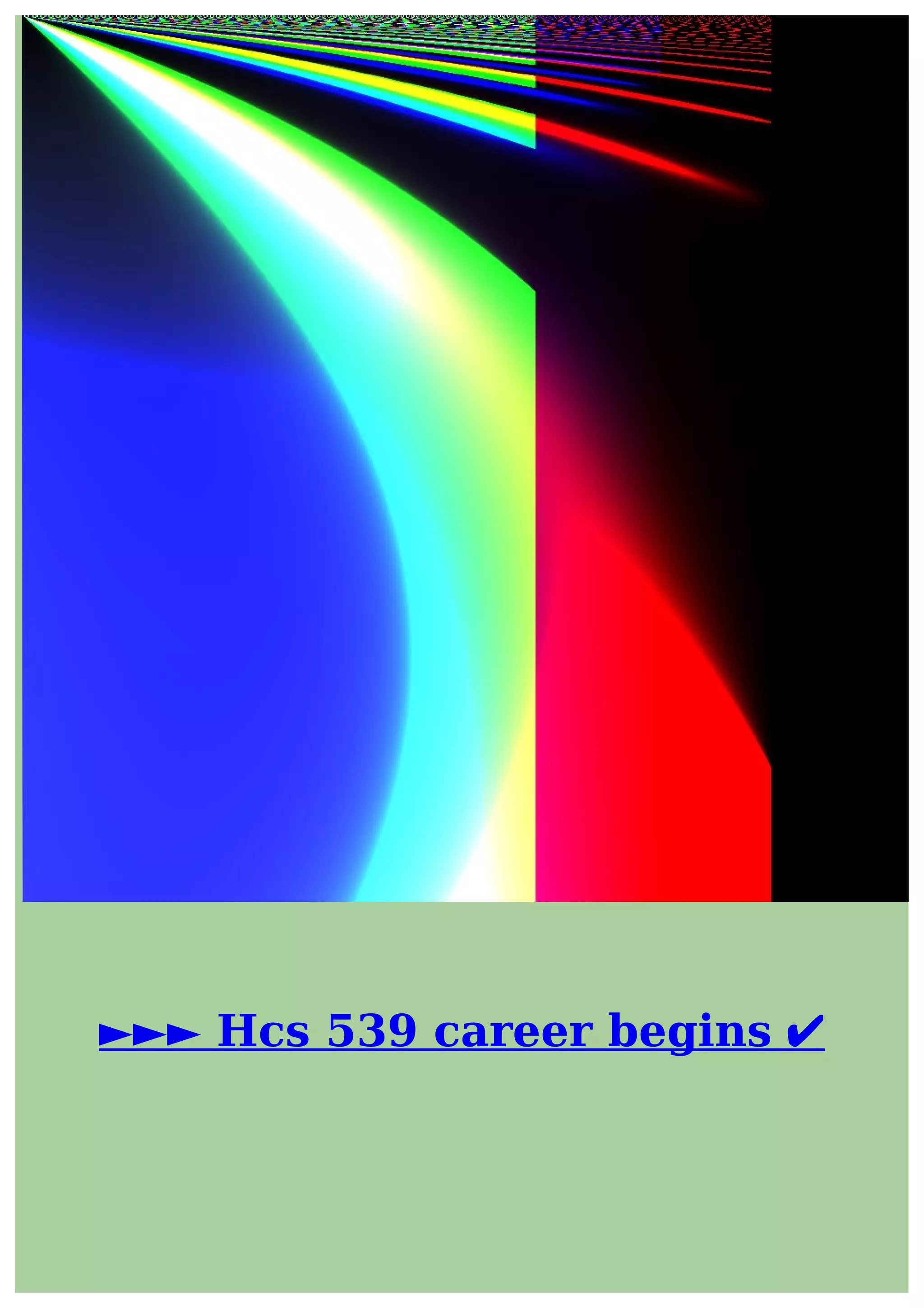 Hcs 539 career begins | PDF