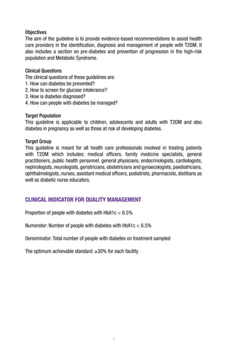 management of diabetes mellitus type 2 | PDF