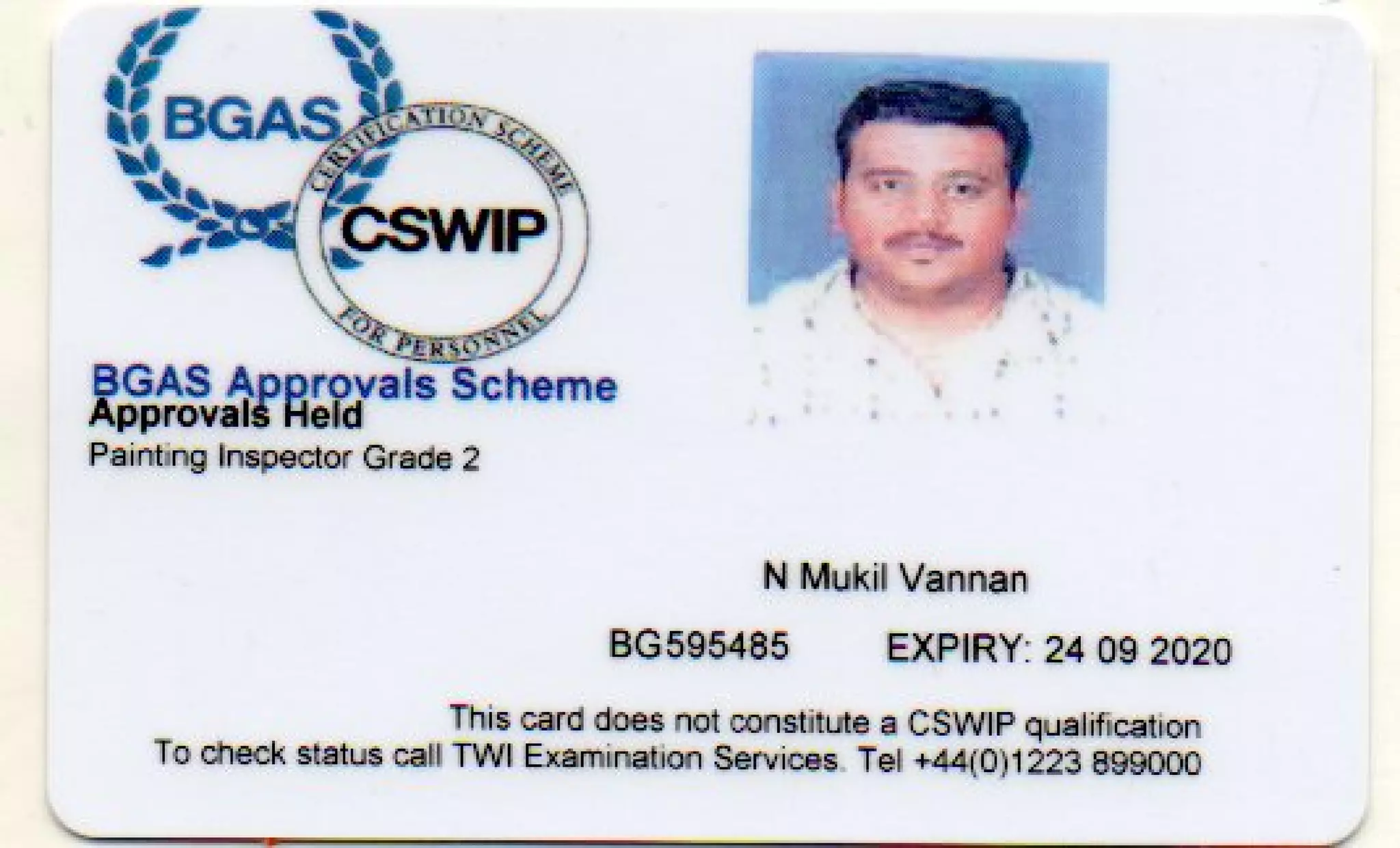 CSWIP (BGAS Painting Inspector) | PDF