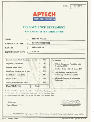 aptech | PDF